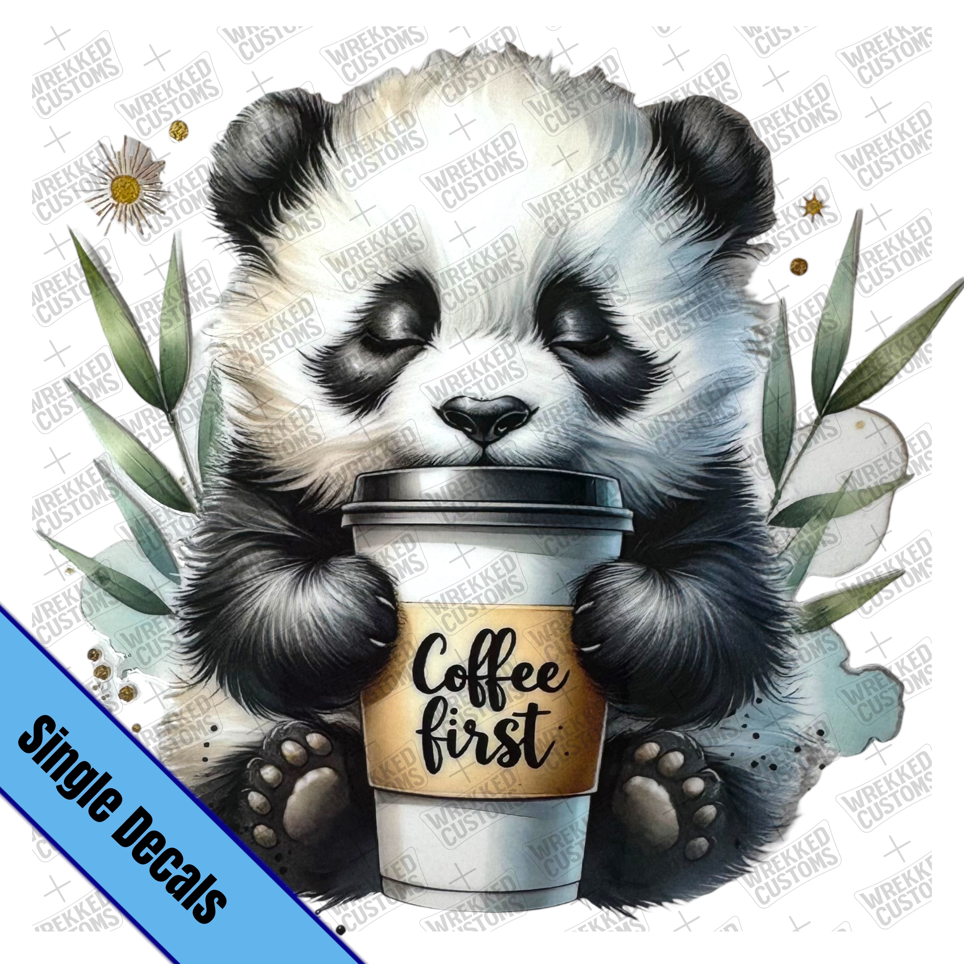 Coffee First Panda – Wrekked Customs LLC