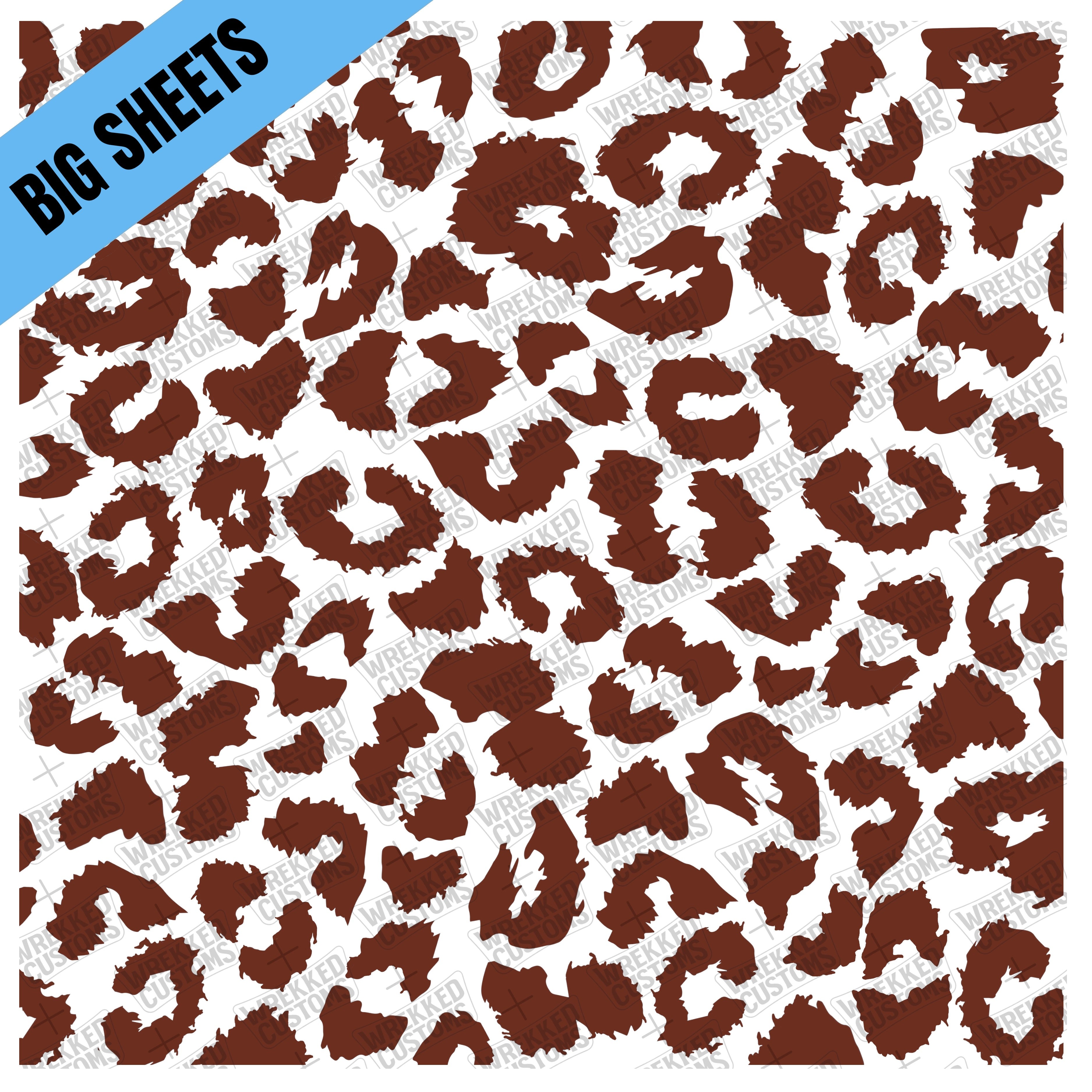 Reddish Brown Leopard Print (BS) – Wrekked Customs LLC