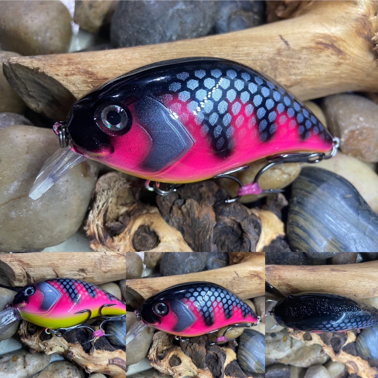 Grenade KO Pink Perch Crank Bait – Wrekked Customs LLC